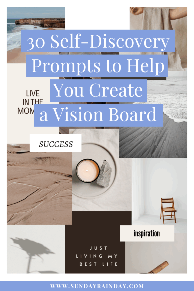 30 Journal Prompts to Help You Create a Vision Board