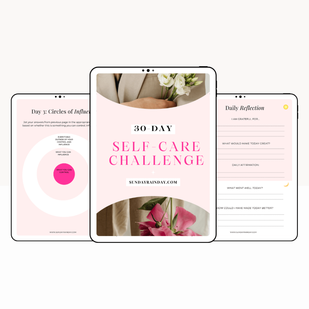 30-Day Self-Care Challenge – SundayRainday